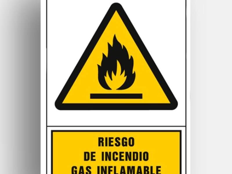 Señalética Riesgo De Incendio Gas en Panamá : Grupo AG | Construex